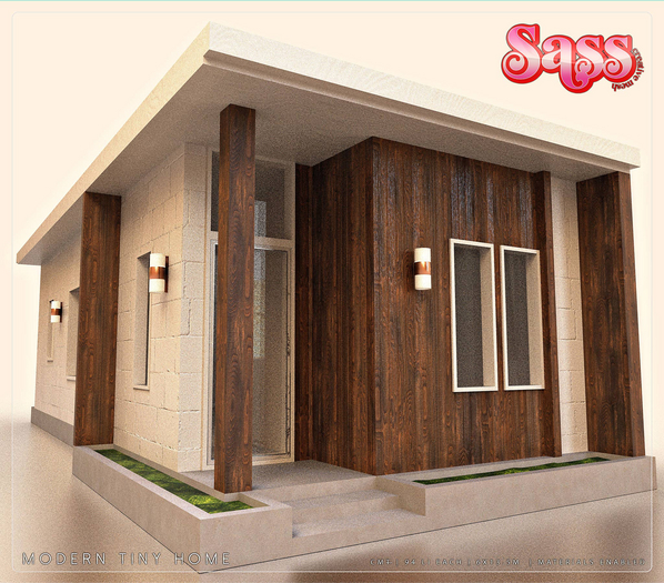 Second Life Marketplace - Sass [HD] Modern Tiny Home